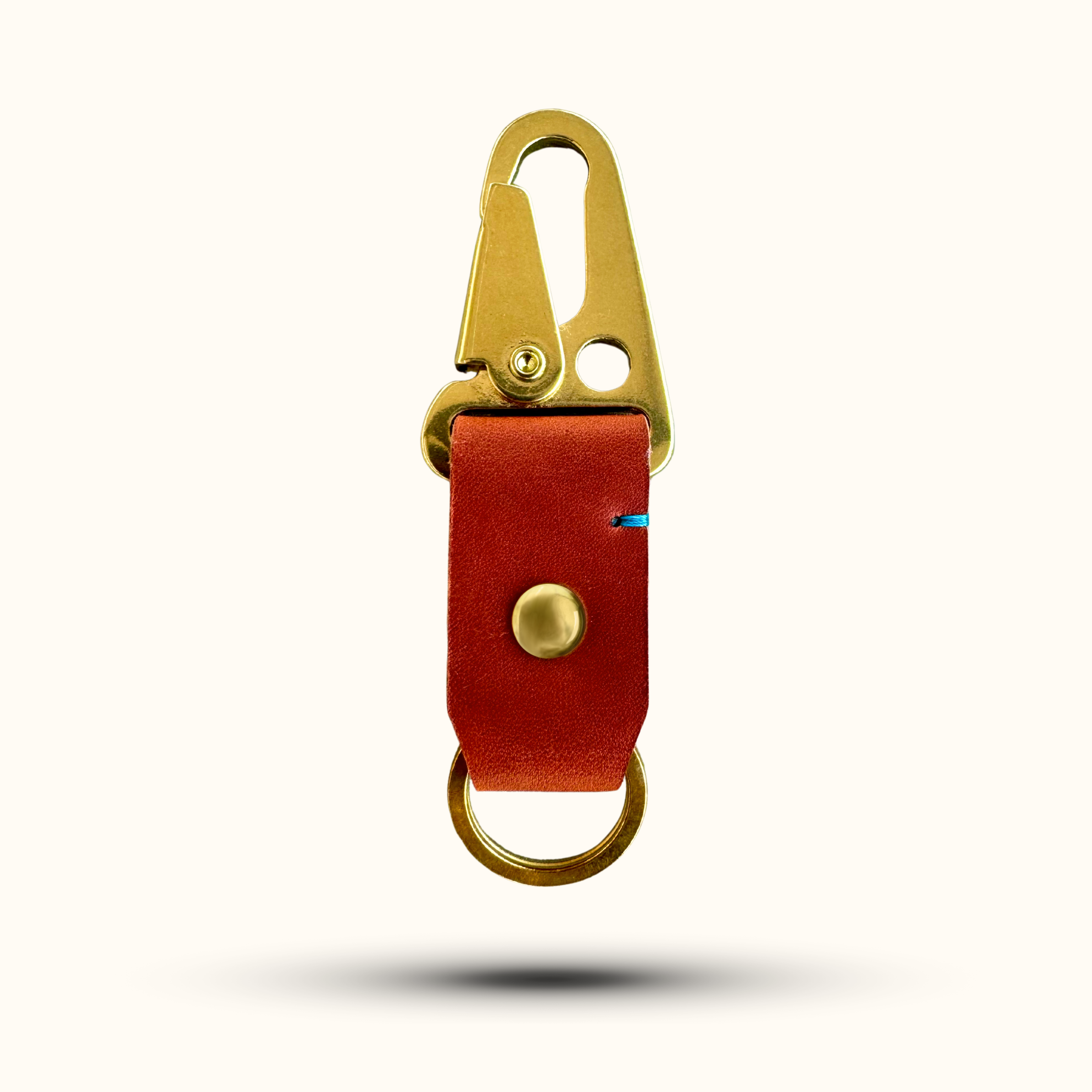 The Companion Horween Leather Key Tag - English Tan – Bluebonnet Case