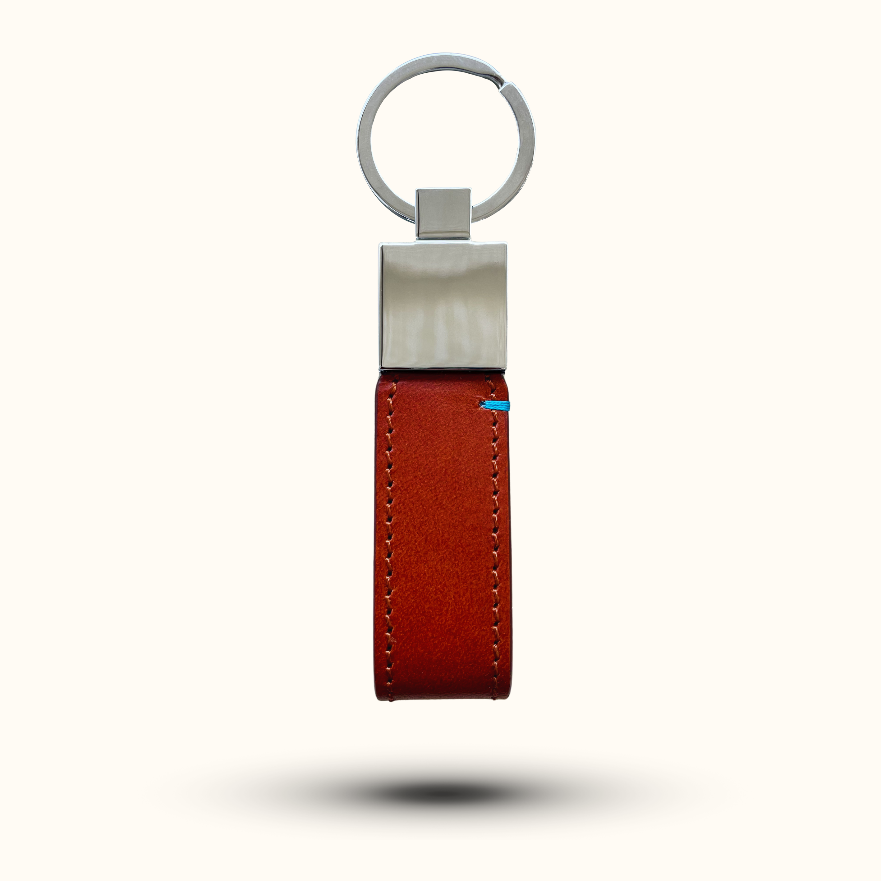 The Toscano Italian Leather Key Tag – Bluebonnet Case
