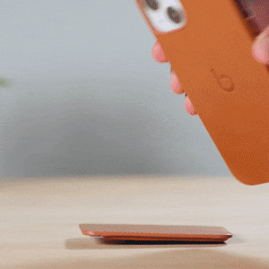 Full-grain Leather MagSafe Wallet – Bluebonnet Case